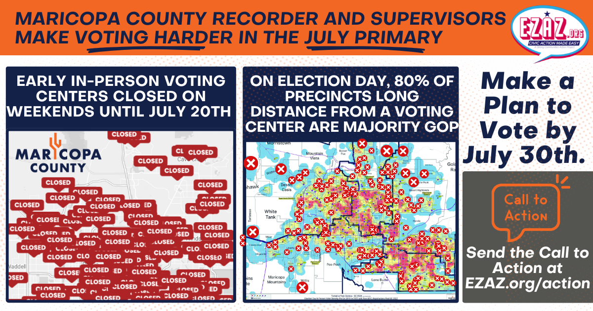 TELL MARICOPA COUNTY TO STOP MAKING IT HARDER TO VOTE | AlignAct