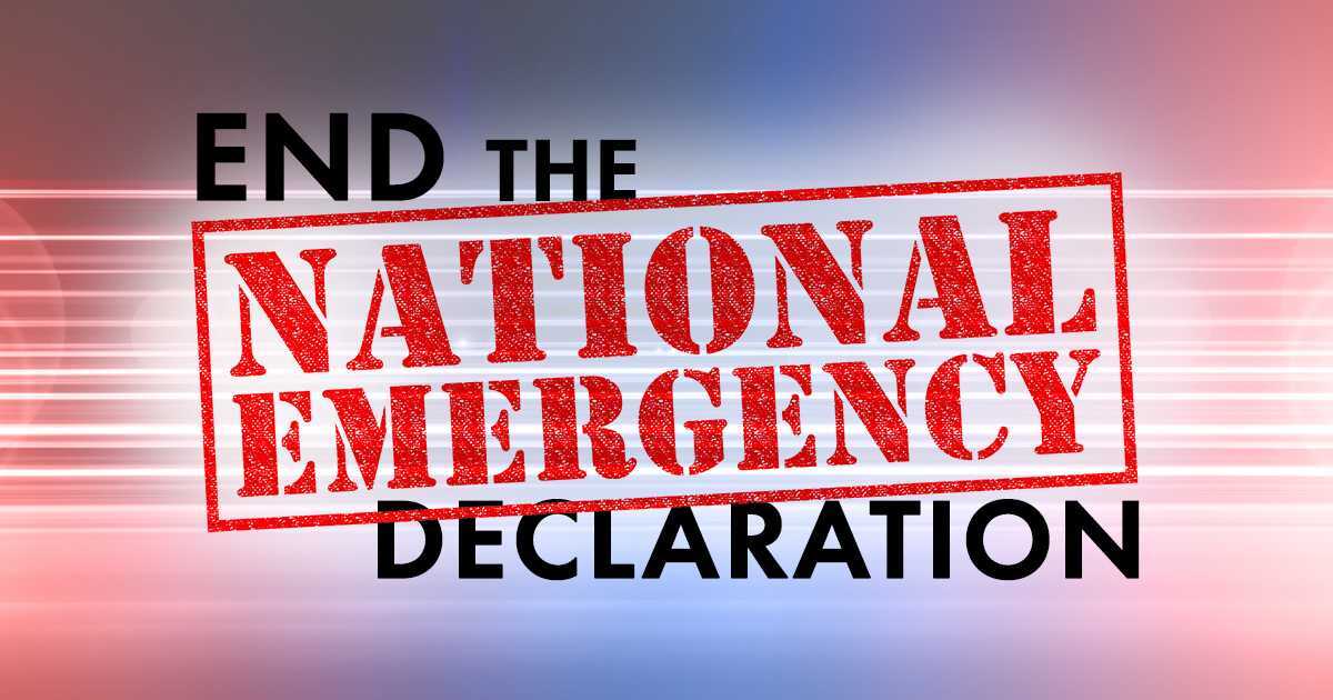 End the National Emergency Declaration NOW! | AlignAct