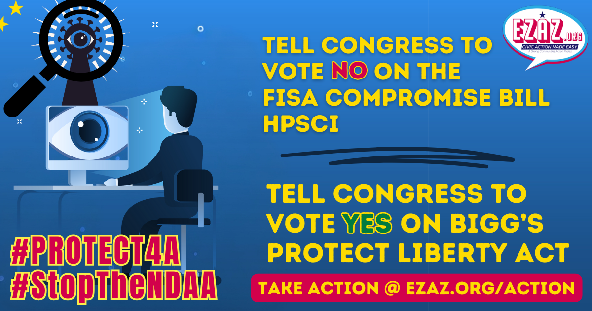TELL CONGRESS TO STOP WARRANTLESS SPYING ON AMERICANS | AlignAct